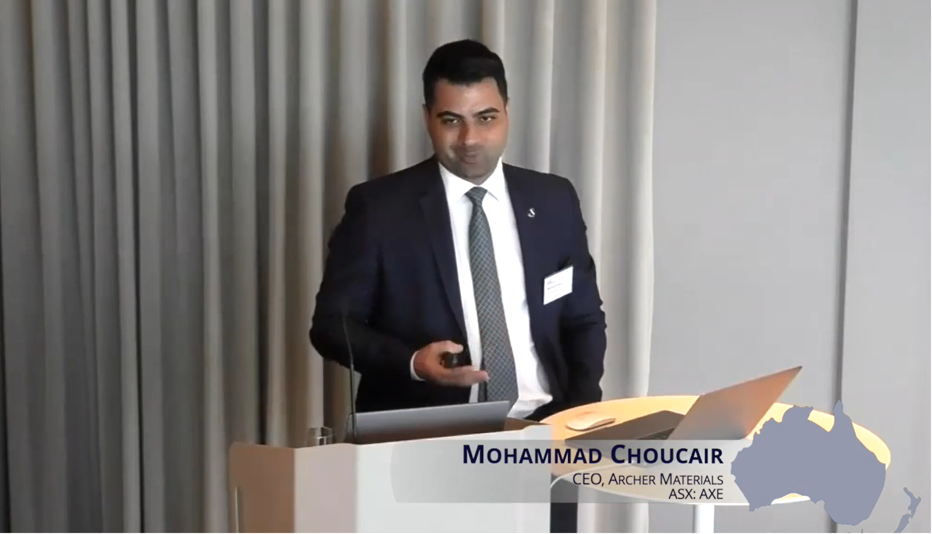 Mohammad Choucair, CEO at Archer Materials (ASX:AXE) spoke at our 4th ...